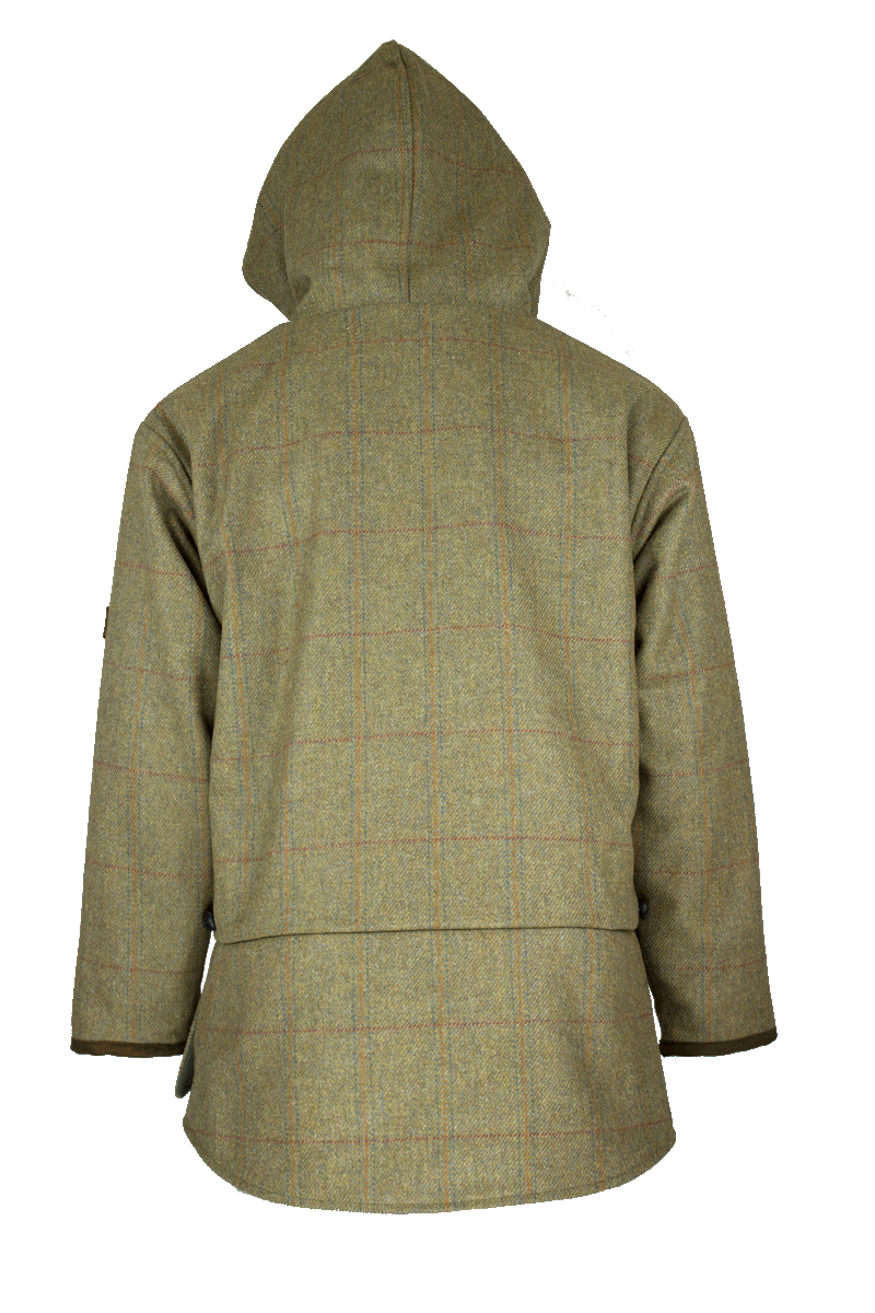 Men's Braemer Tweed Smock - WHEAT | Oxford Blue